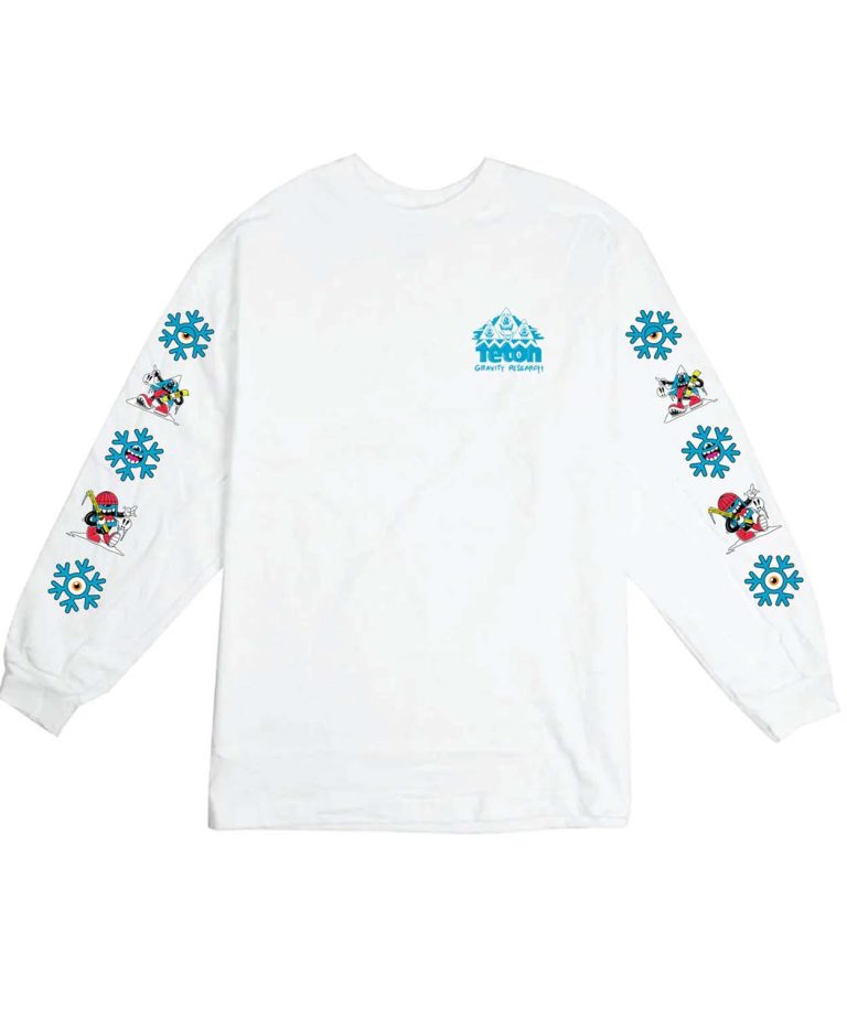 Tetongravity Merch Greg Mike X Tgr White Out Long Sleeve - Newest ...