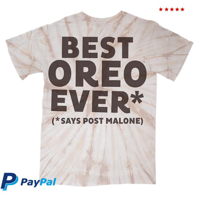 Post Malone Merch Store Post Malone X Oreo® Taste Twist T-Shirt ...