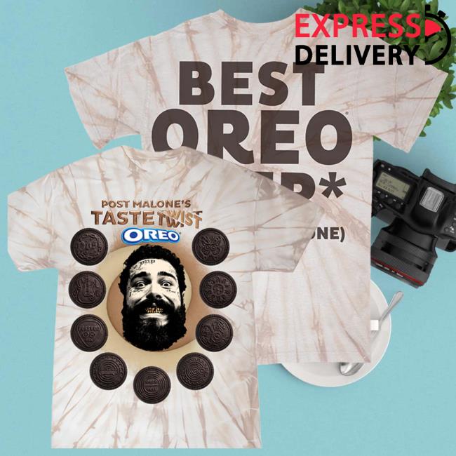 Post Malone Merch Store Post Malone X Oreo® Taste Twist T-Shirt ...