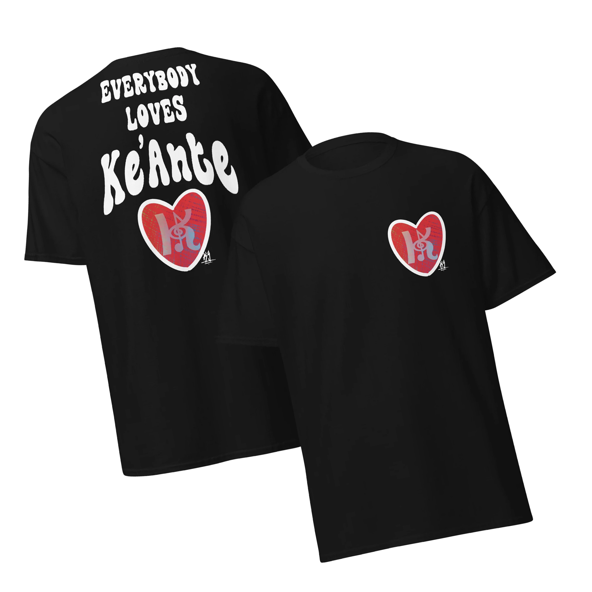 Ke'ante Official Merch Shop Store Everybody Loves Ke’Ante Black Tee ...