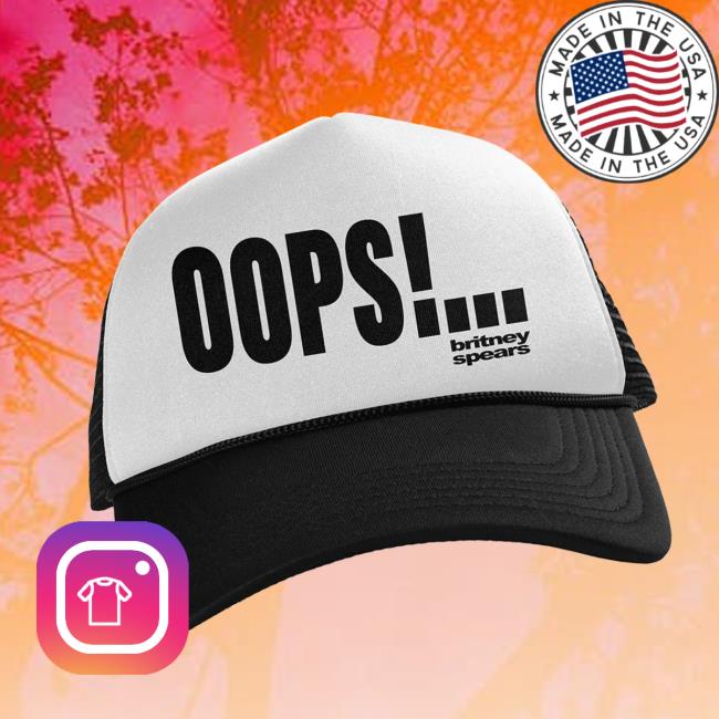 Britney Spears Store Merch Oops!... Tour Anniversary Hat - Newest Fashion Trends