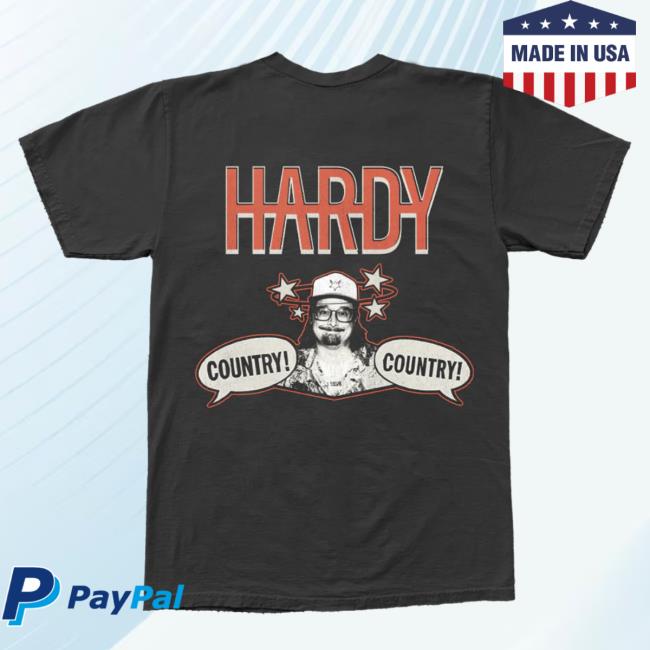 Hardy Official Store Merch Country! Country! Black T-Shirt - Newest ...