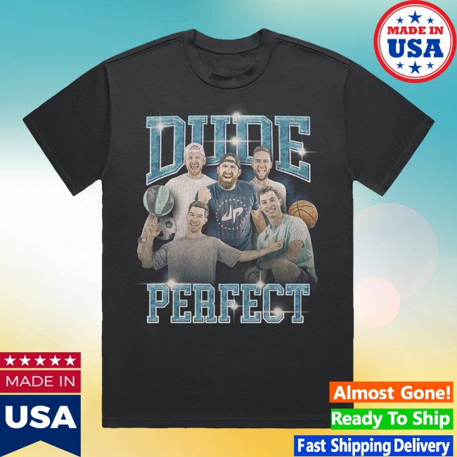 Dude Perfect Store Merch Hero Tour Youth Retro 90’S Tee - Newest ...