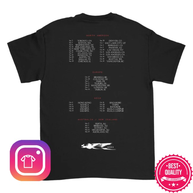 Ted Ellis Store Merch Niki Buzz ’24 Tour Black Tshirt - Newest Fashion ...