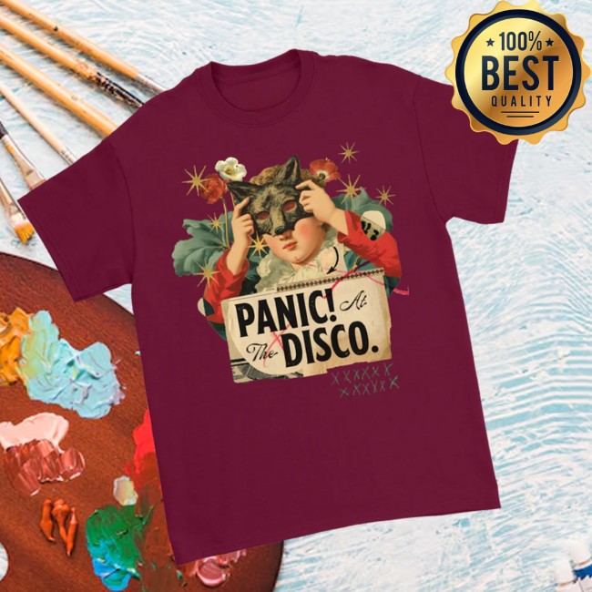 Panic! At The Disco Store Merch Mask Tee - Newest Fashion Trends