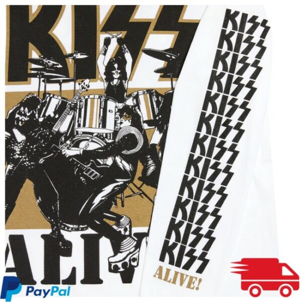 Kiss Official Store Merch Alive 50Th Anniversary Long Sleeve - Newest ...