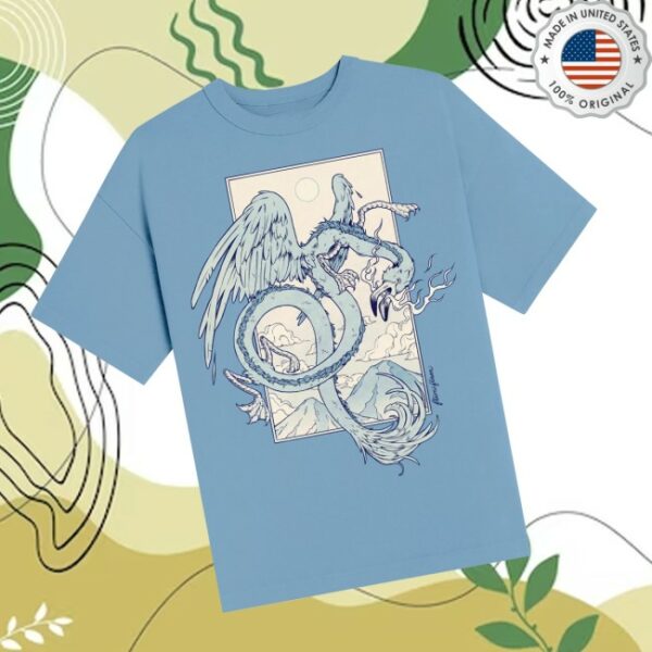 Flimflam Store Merch Flamingo Dragon Adult Tee - Newest Fashion Trends