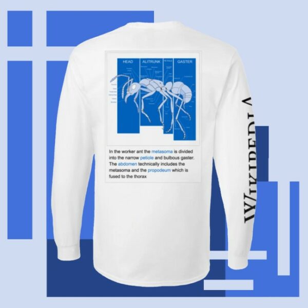 Wikimedia Store Merch Anatomy Of An Ant Long Sleeve Shirt - Newest ...