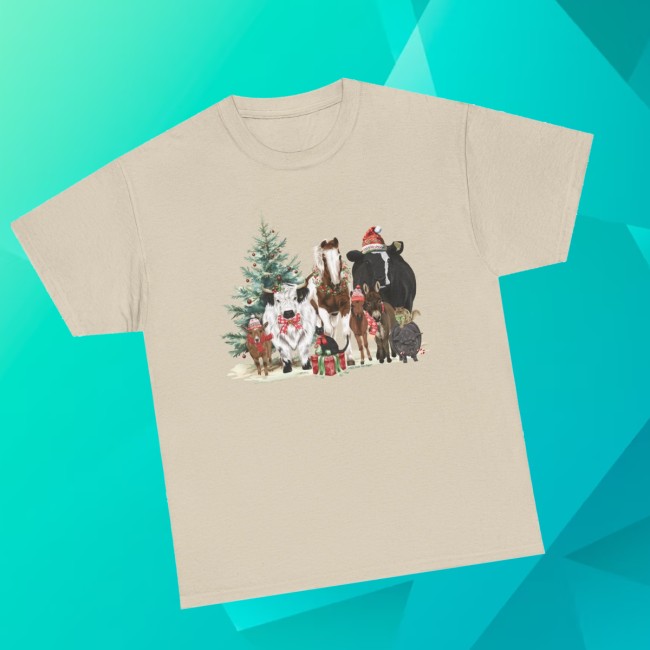 Katie Van Slyke Store Merch Festive Farm T-Shirt By Katie Van Slyke ...