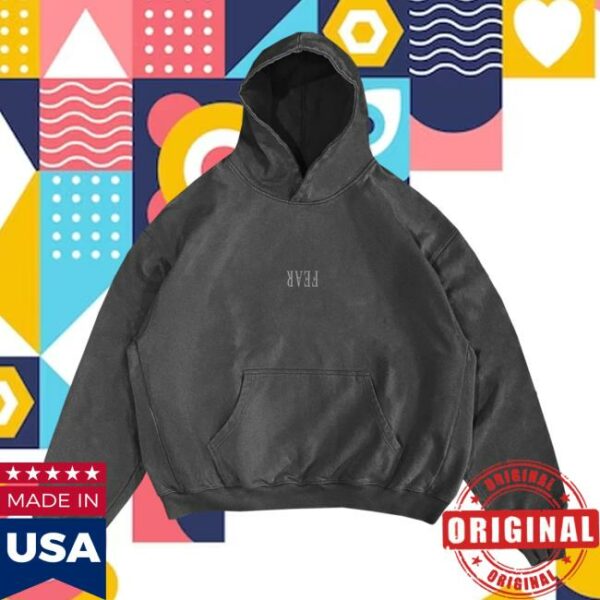 Nf Fear Music Merch Store Premium Heavyweight Vintage Black Fear Hoodie ...