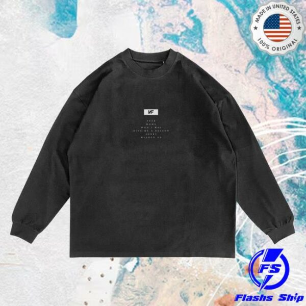 Nf Fear Music Merch Store Vintage Black Fear Long Sleeve T-Shirt ...