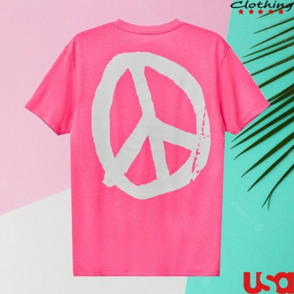Sportsbanger Store Merch Yes Peace Neon Pink T-Shirt - Newest Fashion ...
