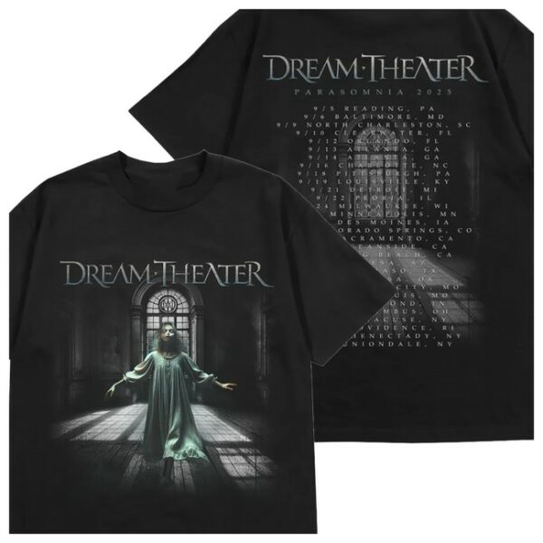 Dream Theater Store Merch Parasomnia Tour Tee - Newest Fashion Trends