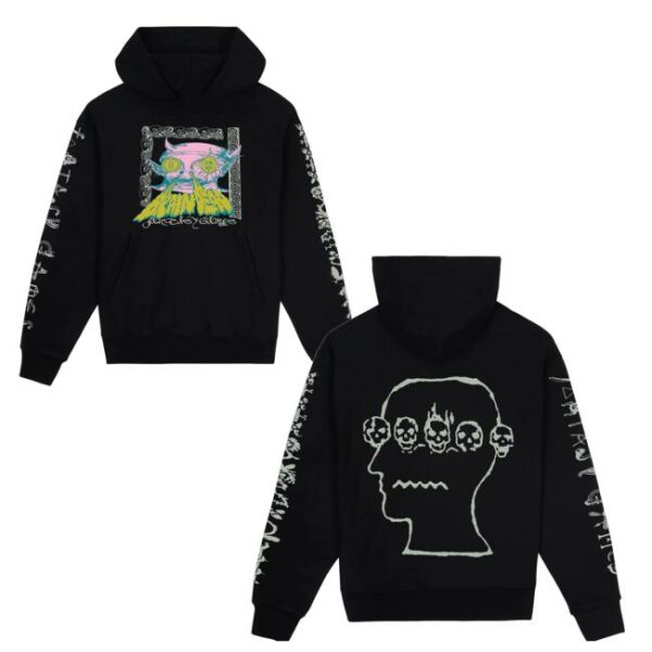 Wearebraindead Merch Store Brain Dead Fantasy Games Hooded Sweatshirt ...