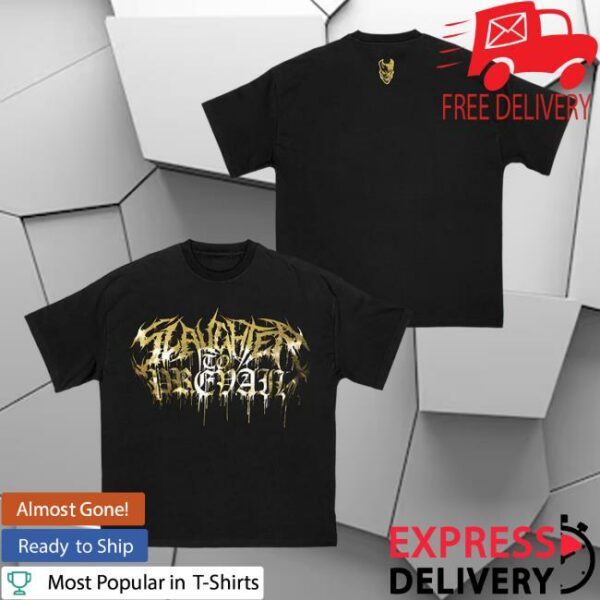 First Blood Merch Store Slaughter To Prevail Gold Glow T-Shirt - Newest ...