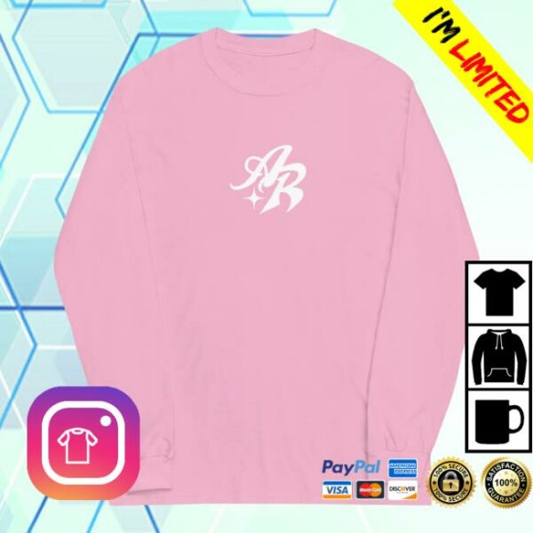 Angel Reese Merch Store Ar Script Long Sleeve Pink - Newest Fashion Trends