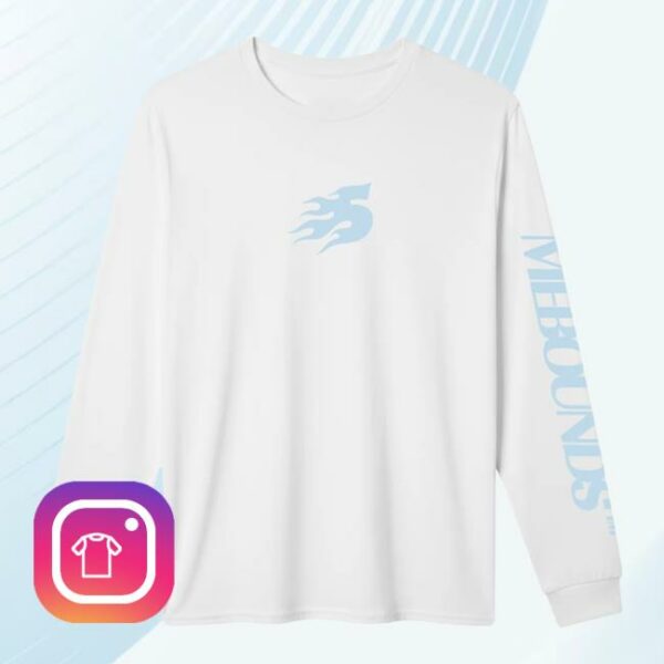 Angel Reese Merch Store Mebounds Long Sleeve White - Newest Fashion Trends