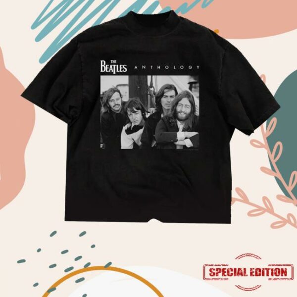 The Beatles Merch Store Anthology Black Layered Shirt - Newest Fashion ...