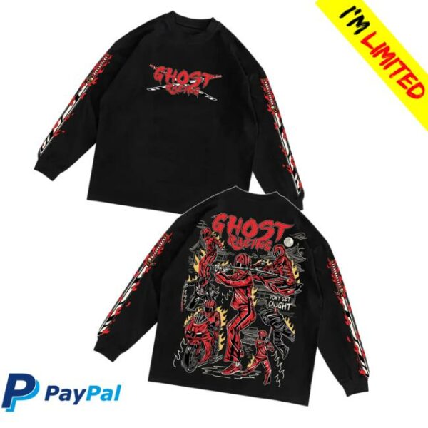 Ghost Racing Merch Store Kill Bill Dupe Long Sleeve - Newest Fashion Trends