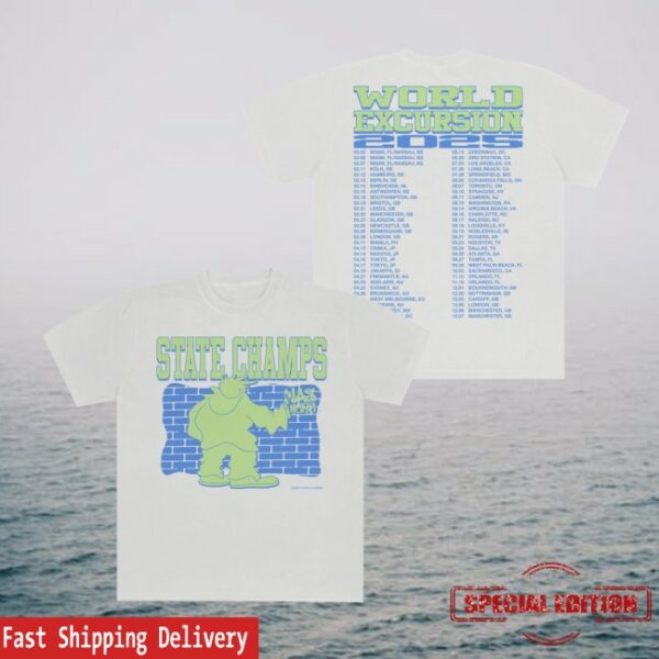 State Champs Store Merch World Tour Tee - Newest Fashion Trends