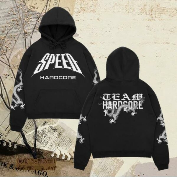 Gang Called Speed Merch Team Hardcore Dragon Hoodie - Newest Fashion Trends