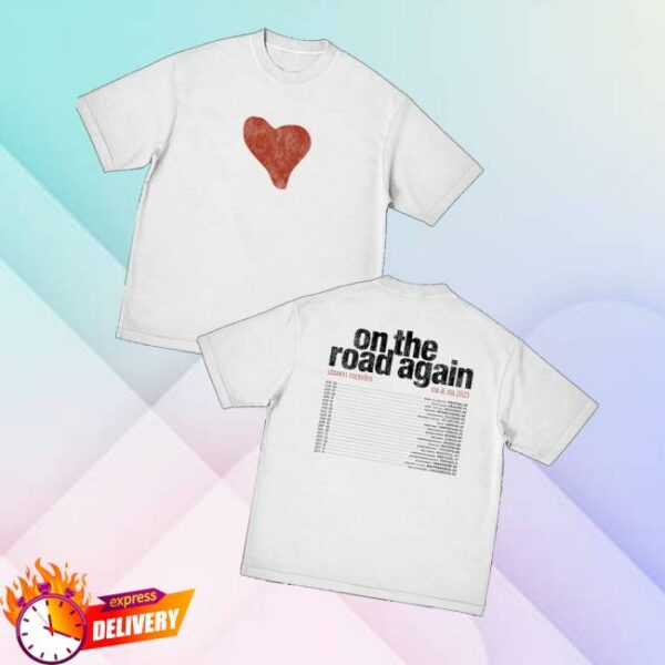 Shawn Mendes Merch Store White Heart Tour Tee - Newest Fashion Trends