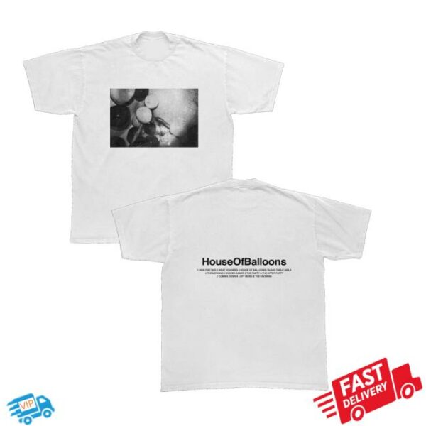Xo Store Merch House Of Balloons Tee - Newest Fashion Trends