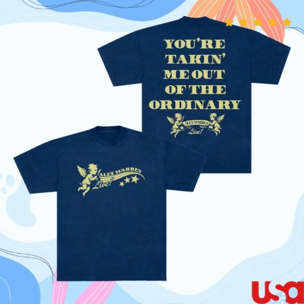 Alex Warren Store Merch You're Takin Me Out Of The Ordina - Newest ...