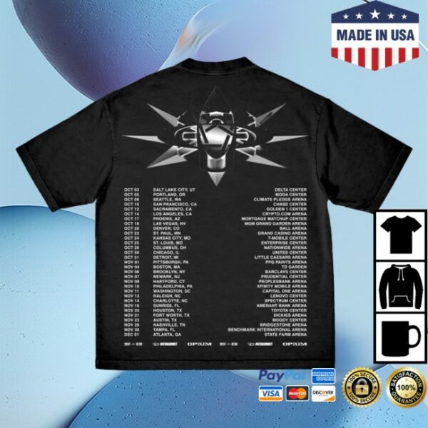 Playboi Carti Store Merch Opium Antagonist Tour 2.0 T-Shirt - Newest ...