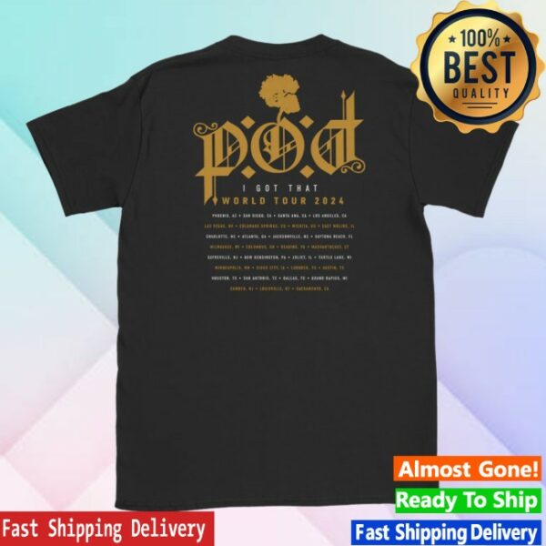 P.O.D Payable On Death Store Merch Afraid To Die Tee - Newest Fashion ...