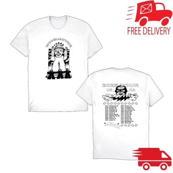Model Actriz Store Merch Fall 2025 Tour Tee - Newest Fashion Trends