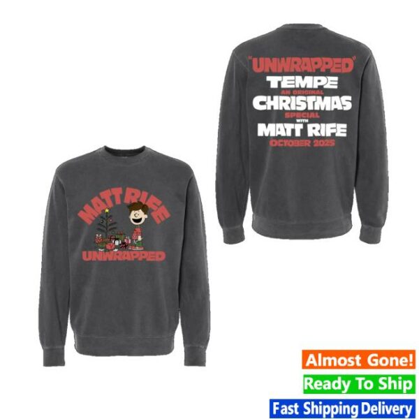 Matt Rife Shop Merch Xmas Crewneck - Newest Fashion Trends