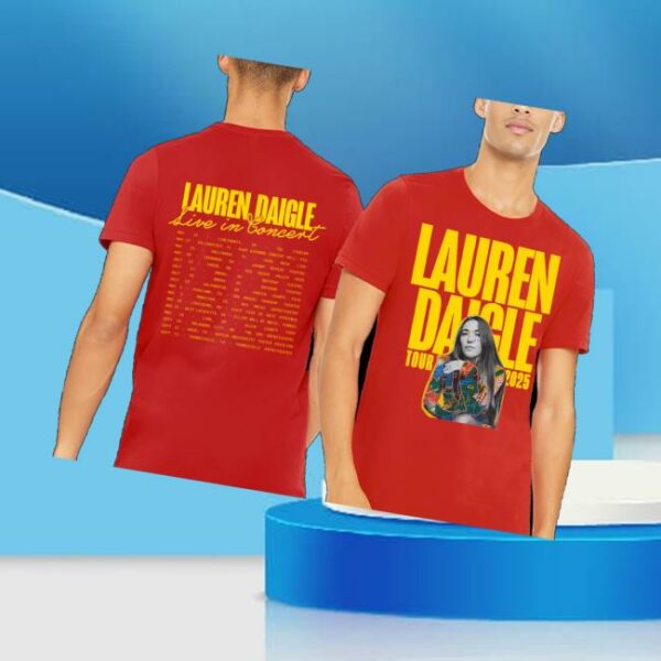 Lauren Daigle Store Merch Live In Concert 2025 Tour Tee - Newest ...