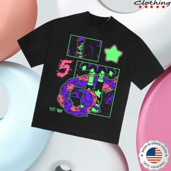 Theoryverse Merch Store Poppy Playtime Tv Lily Oversized Chapter 5 Tee ...