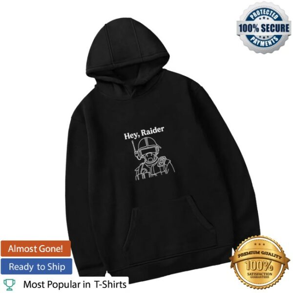 Arc Raiders Merch Store Arc Raiders Black Hey Raider Hoodie - Newest ...