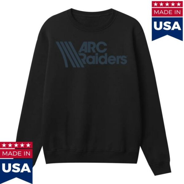 Embark Studios Merch Store Sweatshirt Black Tonal Arc Raiders - Newest ...