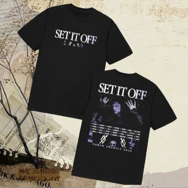 Set It Off Band Merch Store Fall 2025 Tour Tee - Newest Fashion Trends