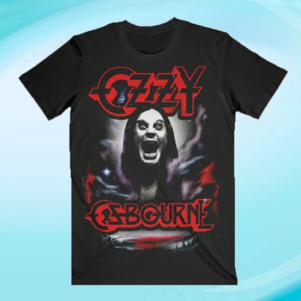 Ozzy Osbourne Store Merch Ozzy Memorial Cross Tee - Newest Fashion Trends