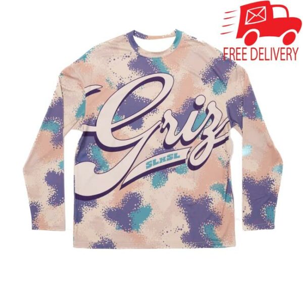 My Name Is Griz Merch Store Griz Script Dye Sub Long Sleeve In Spray ...