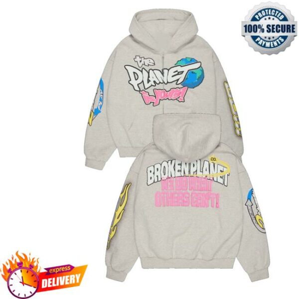 Broken Planet Merch Store Shop The Planet Is Yours Zip Up Hoodie ...
