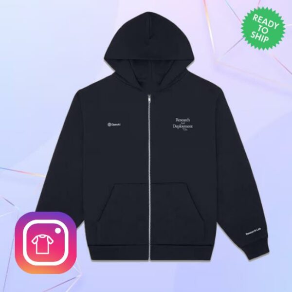 Openai Supply Co Merch Research Zip Hoodie - Newest Fashion Trends