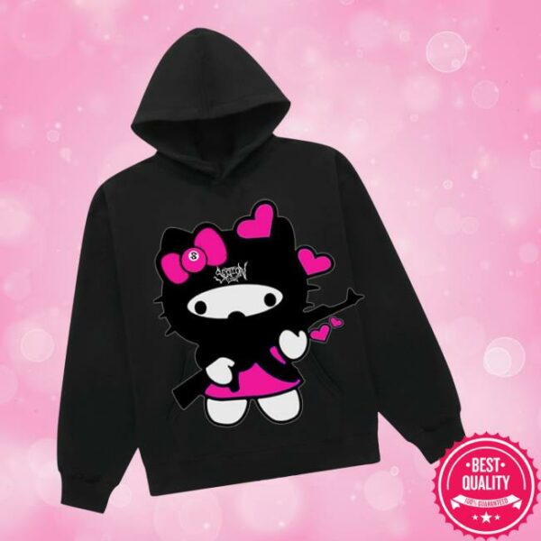 Section 8 Official Merch Store Shooter Hello Kitty Hoodie - Newest ...