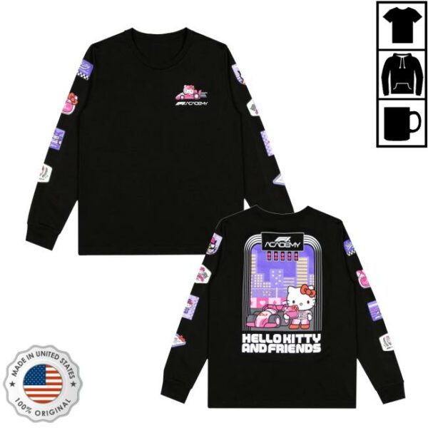 Sanrio Merch Store Hello Kitty And Friends X F1 Academy Long Sleeve Tee ...