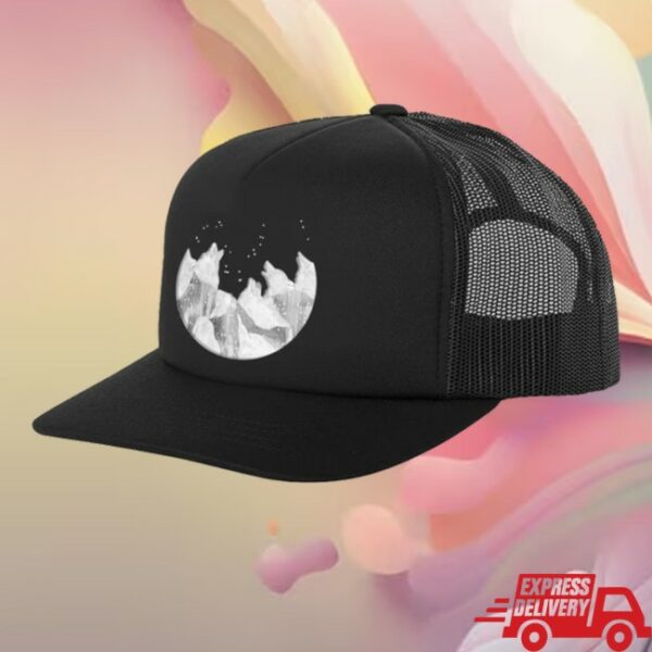 Two Wolves Wine Store Merch Black Trucker Hat - Newest Fashion Trends