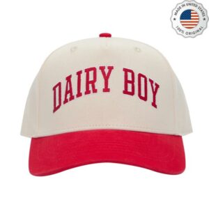 Dairy Boy Merch Store Study Break Varsity Trucker Hat Barn Red - Newest ...