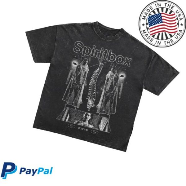 Tsunami Sea Merch Store Soft Spine Music Video Carbon Black T-Shirt ...