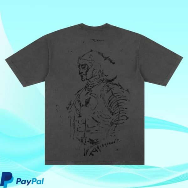 8Thwndr Merch Store Skeleton Knight Tee Vintage Black - Newest Fashion ...