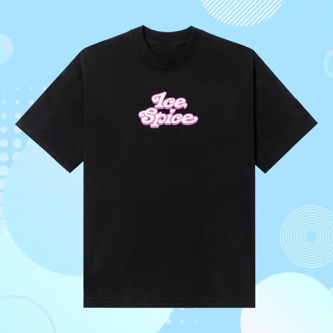 Ice Spice Music Store Merch Verdy X Ice Spice Big Guy Tee Black ...