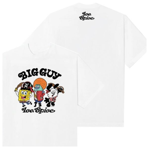 Ice Spice Music Store Merch Verdy X Ice Spice Big Guy Character Tee ...