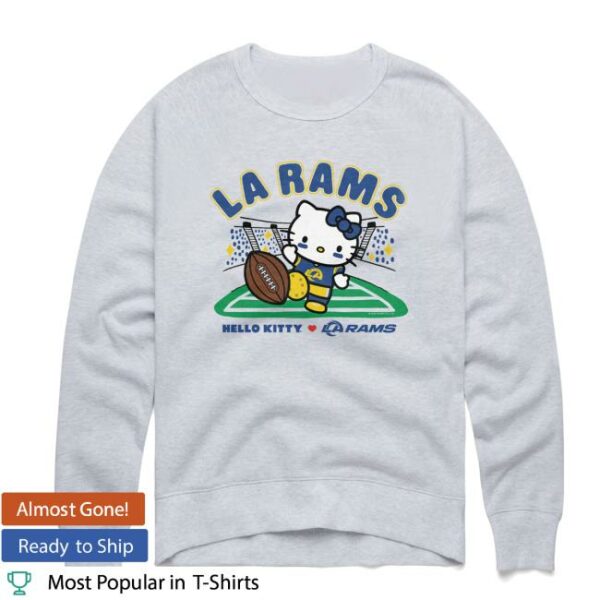 Rams Shop Merch Unisex Homage Royal Hello Kitty X Los Angeles Rams Tri ...